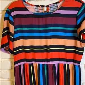 Dresses | Multi Colored Stripe Maxi Dress | Poshmark
